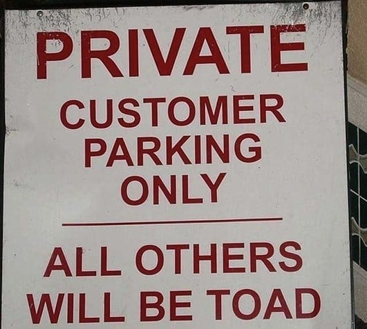 Funny Grammar Mistakes On Signs In America 20 Pics Metro Sign Awning