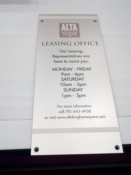 Wayfinding Portfolio - Metro Sign & Awning