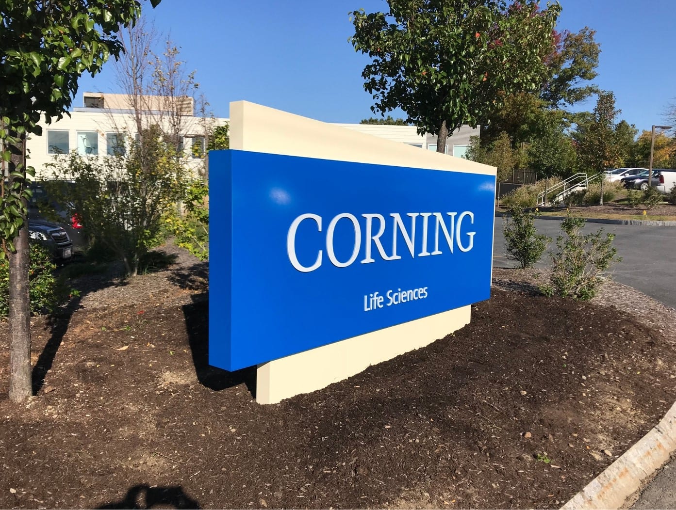 Corning Monument Sign - Metro Sign & Awning