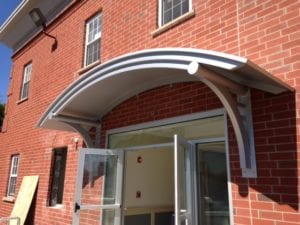 Metal Awning Arched - Metro Sign & Awning