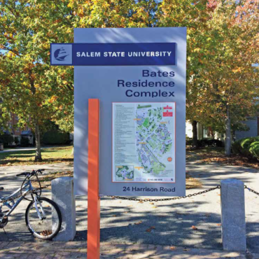Salem State University Exterior Sign - Metro Sign & Awning