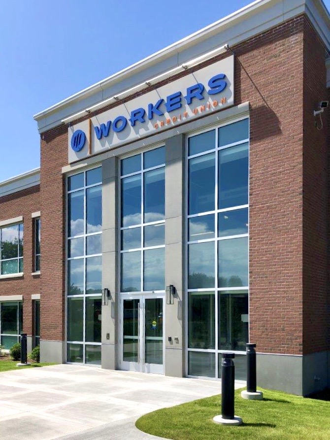 Workers Credit Union – Littleton - Metro Sign & Awning