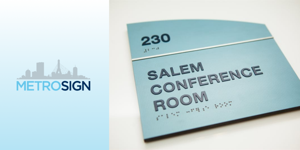 The Importance of ADA Compliance in Interior Signage - Metro Sign & Awning