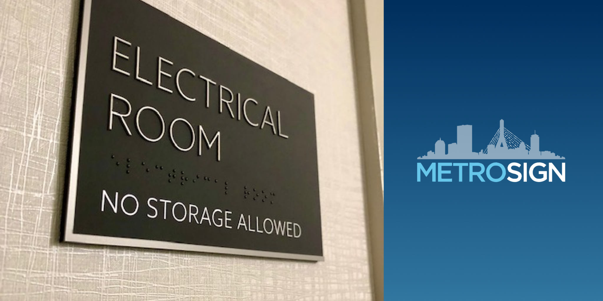 The Importance of ADA Compliance in Interior Signage - Metro Sign & Awning